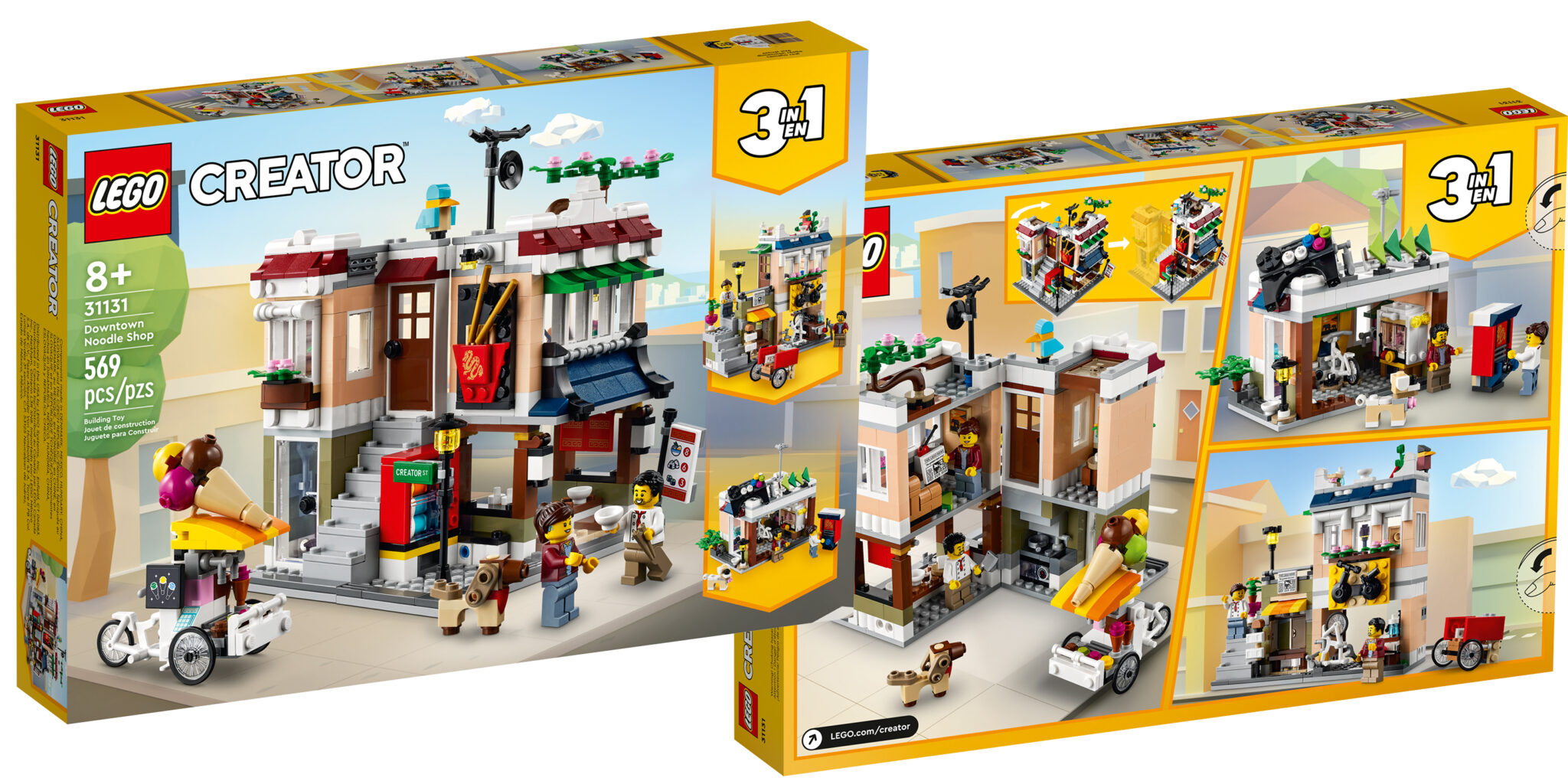 Review: LEGO Creator 3-in-1 Downtown Noodle Shop #31131 ...